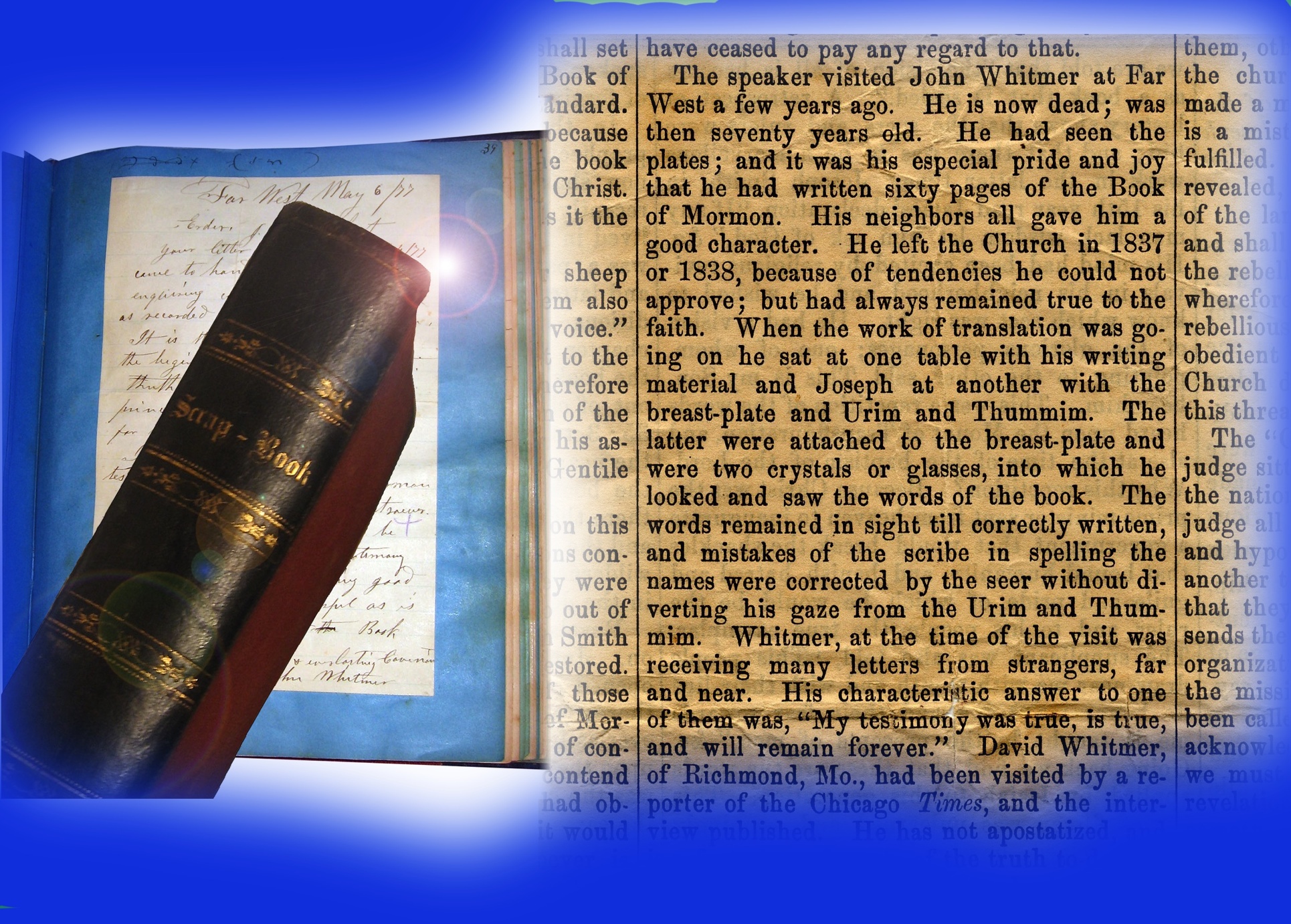 MORMON KEY - MORMON JOHN WHITMER TESTIMONY DISCOVERED - https://www ...